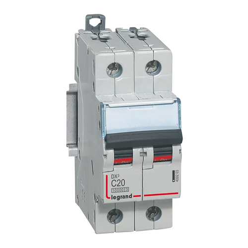 2POLE MCB - 63A 2POLE MCB 10KA 408639 LEGRAND - happyenterprise